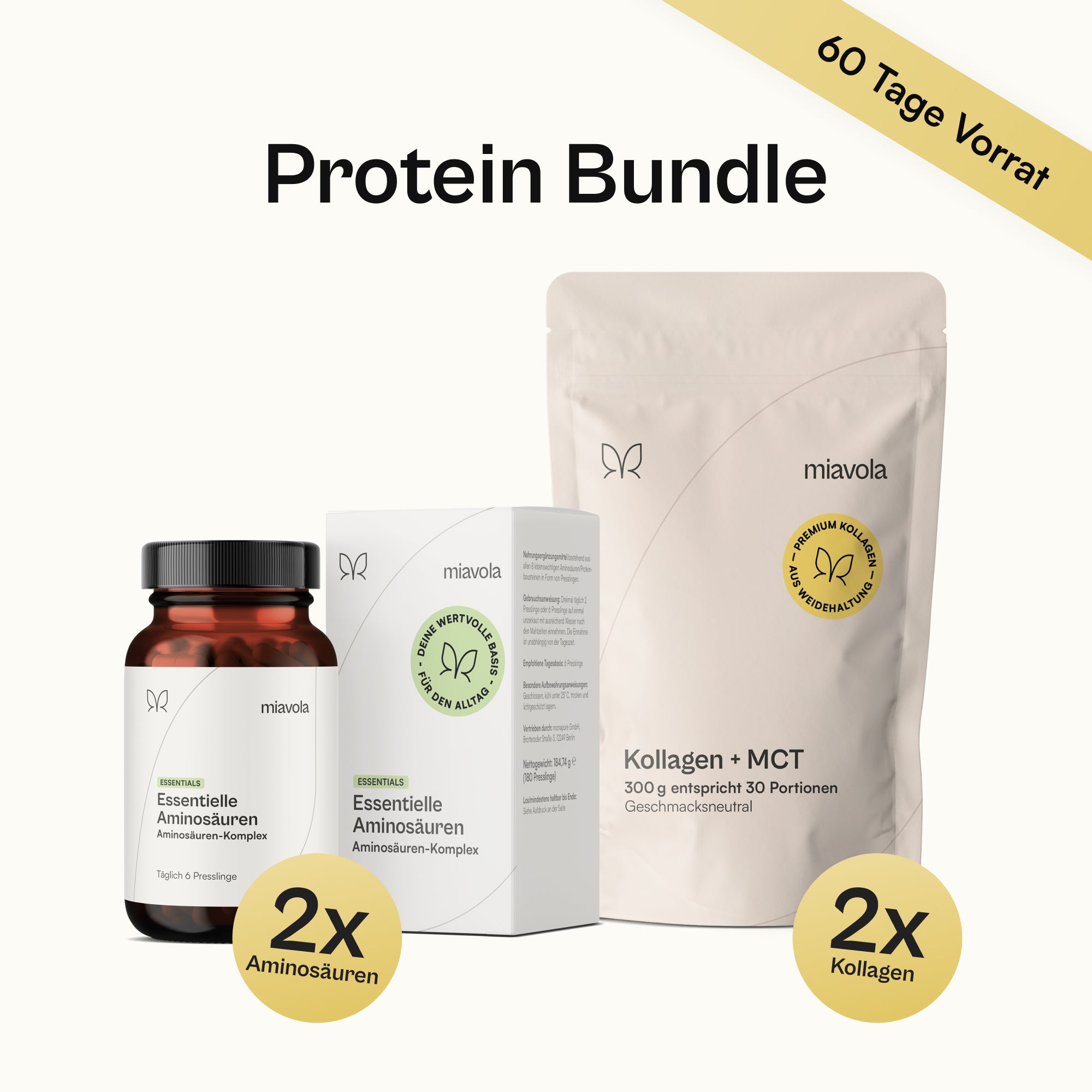 Das Protein-Bundle - 60 Tage Vorrat – miavola